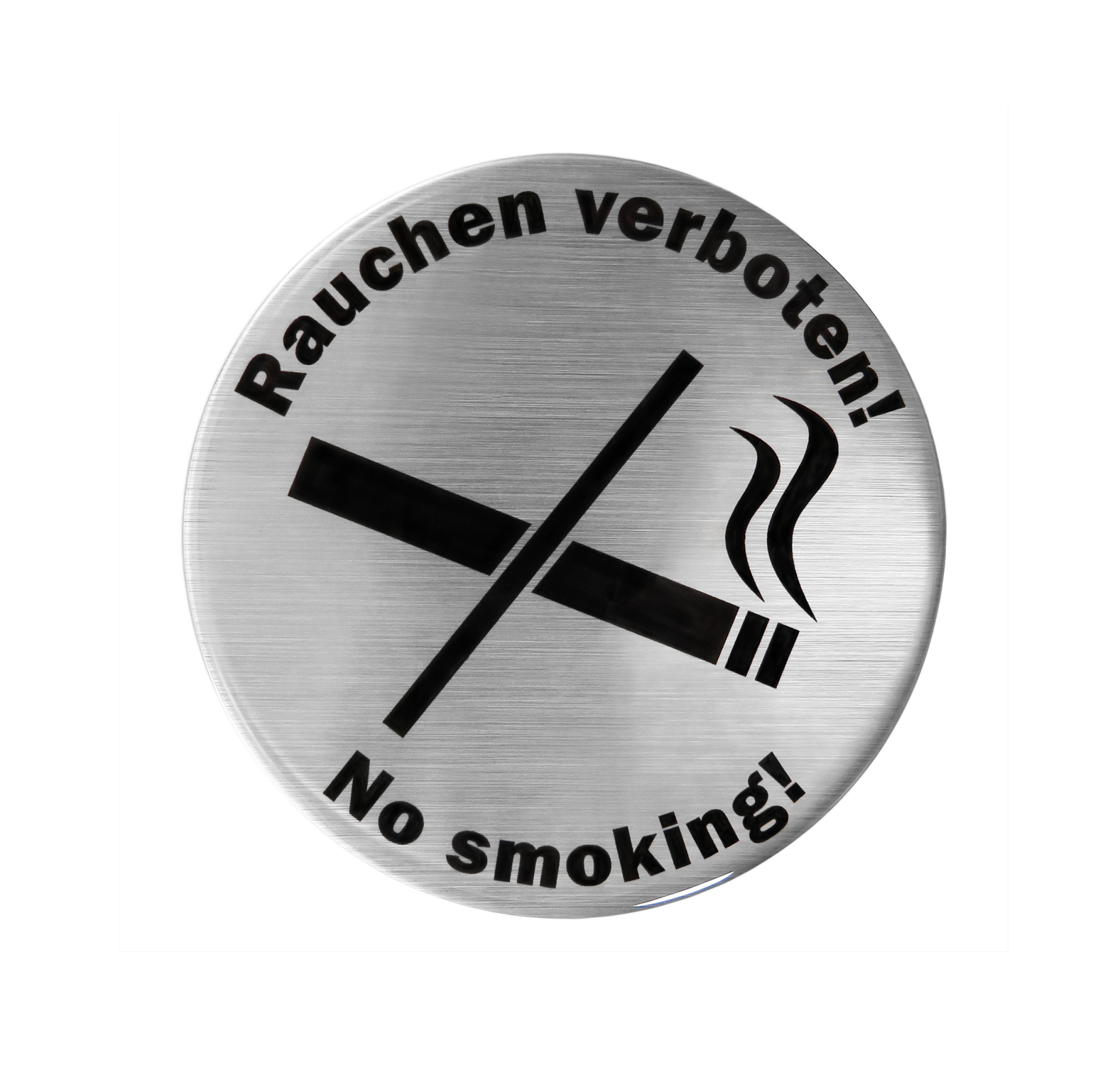 Verbotsschild 3D-Aufkleber Rauchen verboten | FINE-Label